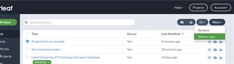 翻译 在 Overleaf 中复制一个项目overleaf复制项目 Csdn博客