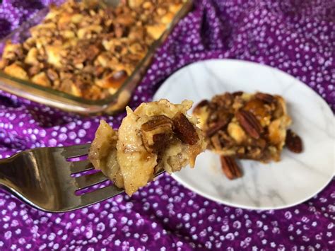 The Nerdy Chef Pecan Praline French Toast Casserole
