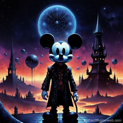 Hellraiser Hell Demon Dark Mickey Mouse Demon Galaxie Universe