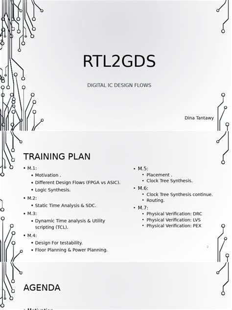 0 Rtl2gds Synthesis Intro Pdf Field Programmable Gate Array Logic Gate