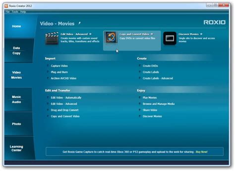 Descargar Roxio Creator Para Quemar Y Grabar Cd Y Dvd