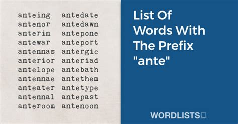 List Of Words With The Prefix Meta