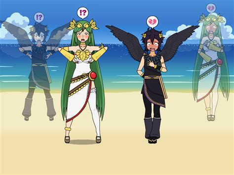 Palutena And Dark Pit Swap Part 3 By Widowmaker Evan On Deviantart