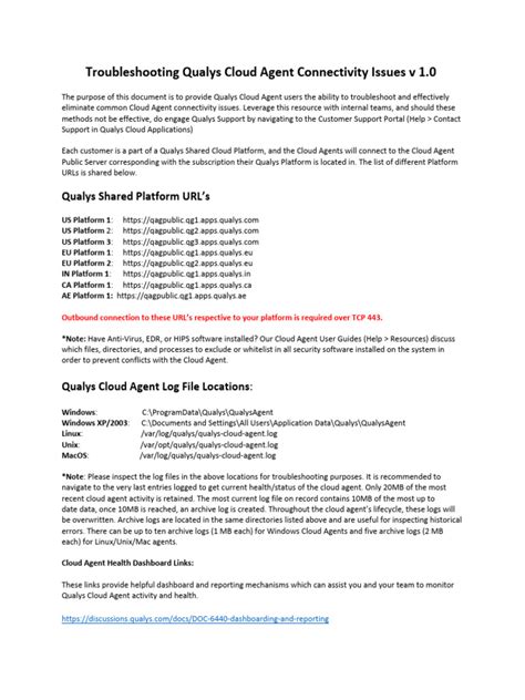 Cloud Agent Troubleshooting Pdf Transport Layer Security Proxy Server