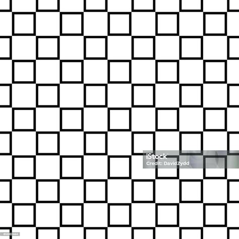 흑인과 백인 추상 완벽 한 기하학적 정사각형 격자 패턴벡터 배경 0명에 대한 스톡 벡터 아트 및 기타 이미지 0명 개념 검은색 Istock