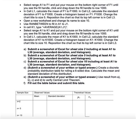 Question 1 You Will Use Excel To Simulate Rolling