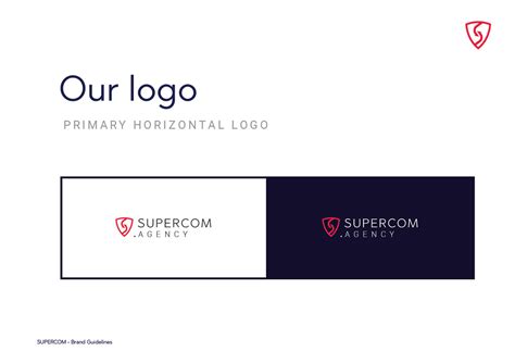 Supercom Logo And Brand Guidelines Behance