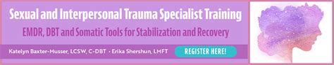 Sexual And Interpersonal Trauma Specialist Training
