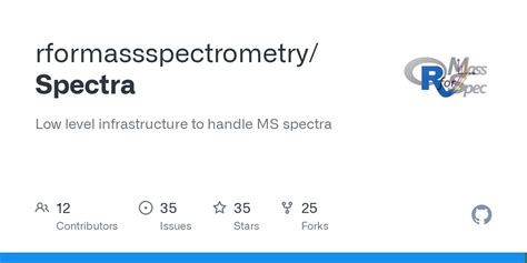 Github Rformassspectrometryspectra Low Level Infrastructure To Handle Ms Spectra
