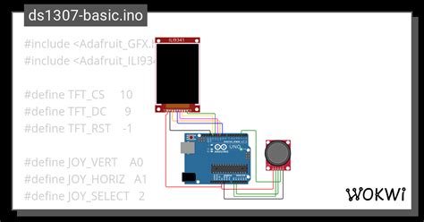 Display SPI e Joy Space invaders - Wokwi ESP32, STM32, Arduino Simulator