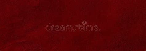 Crimson Red Colored Wide Panorama Wall Background With Textures Of