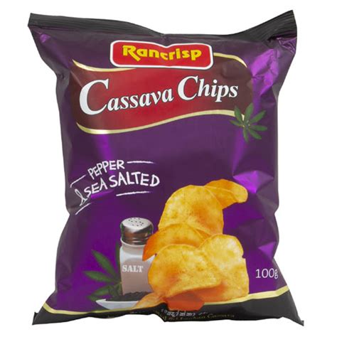 Rancrisp Cassava Chips Pepper Sea Salted
