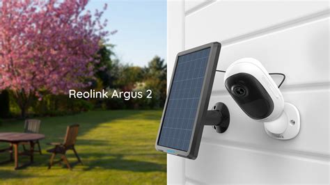 Reolink Argus™ 2 Wire Free Rechargeable Battery And Solar Powered