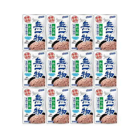 【楽天市場】はごろもフーズ 無一物 パウチ かつお 一本釣り漁法 40g×12個 関東当日便：charm 楽天市場店
