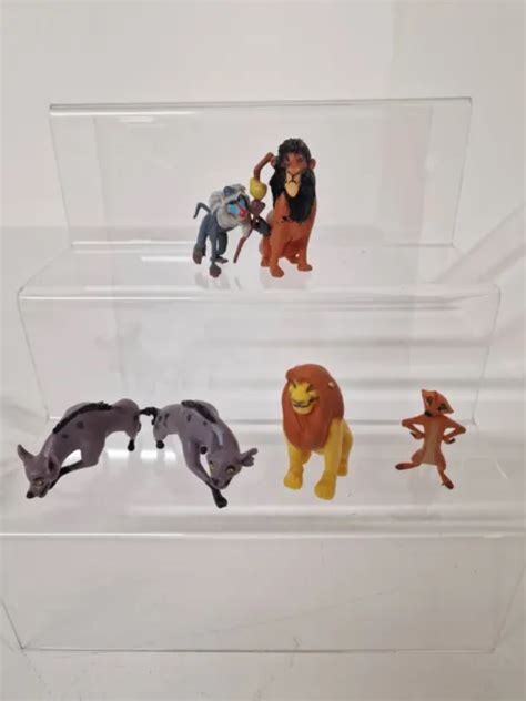 Disney Lion King Mufasa Scar Simba Timon Cake Topper 6 Plastic Figure