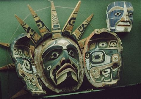 Kwakwakawakw Komokwa Mask Northwest Coast Indians Native American