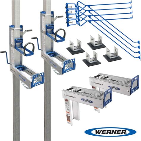 Werner Pj Series Pump Jack Aluminum Scaffolding Basic System Kit No