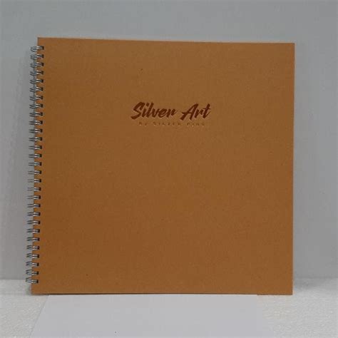 Silver Art สมุดวาดเขียนปกแข็ง ปกแข็งริมลวด Shopee Thailand