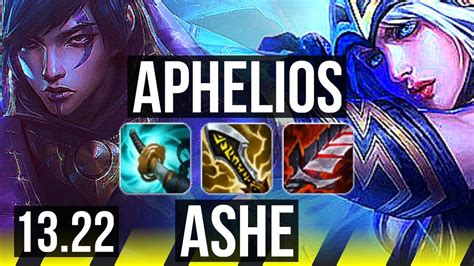 APHELIOS Thresh Vs ASHE Janna ADC Rank 4 Aphelios Legendary