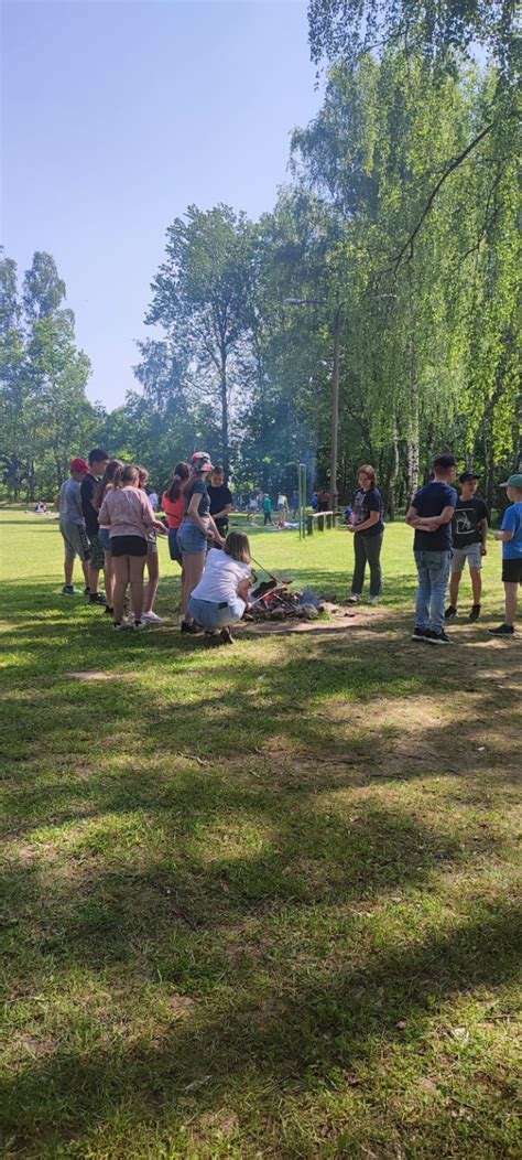 Ognisko na Stadionie Miejskim Szkoła Podstawowa nr 2 im Jana