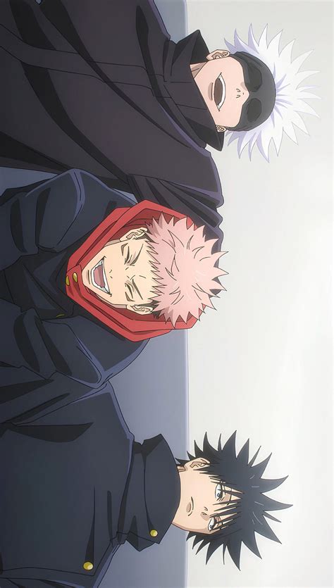Gojo Yuji And Megumi Anime Drawings Anime Background Anime Guys