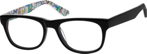 Black Square Glasses 186021 Zenni Optical Square Glasses Zenni