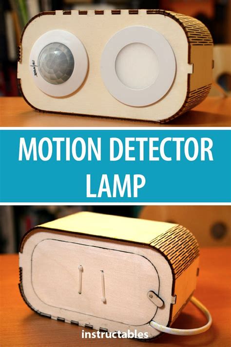 Motion Detector Lamp Diy Tech Motion Detector Diy Electronics
