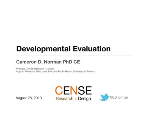 Developmental Evaluation For Social Innovation Pdf Technology And Computing