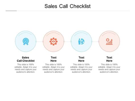 Sales Call Checklist Ppt Powerpoint Presentation Infographics Visual
