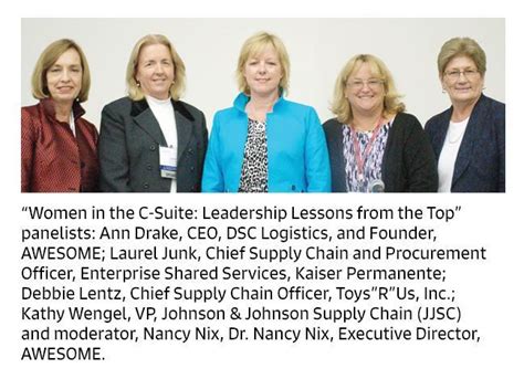 Ceo Ann Drake And Awesome Were Featured In Cscmp Supply Chain
