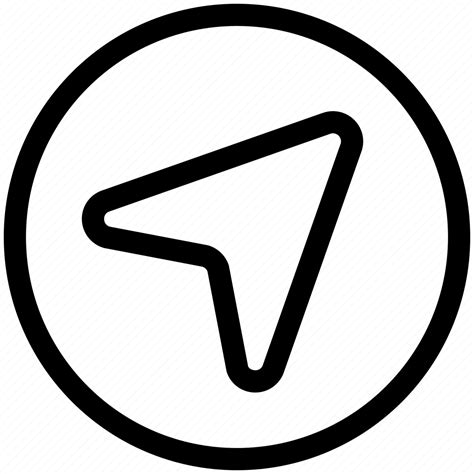 Arrow Compass Direction Gps Map Navigation Icon Download On