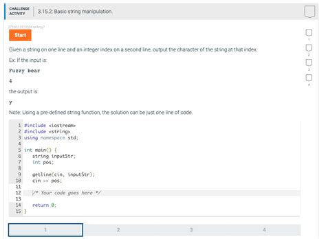Solved CHALLENGE ACTIVITY Basic String Manipulation Chegg Com