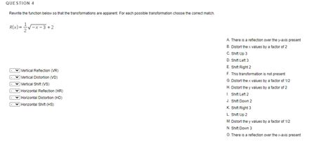 Solved QUESTION 4 Rewrite The Function Below So That The Chegg Com