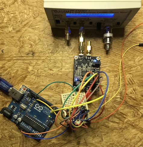 Den Adf4351 Frequenzgenerator 35mhz Bis 44ghz Vom Arduino Uno