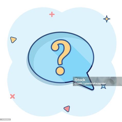 코믹 스타일의 물음표 아이콘 흰색 고립 된 배경에 토론 연설 거품 만화 벡터 그림 Faq 스플래시 효과 비즈니스 컨셉 개념에 대한 스톡 벡터 아트 및 기타 이미지 Istock