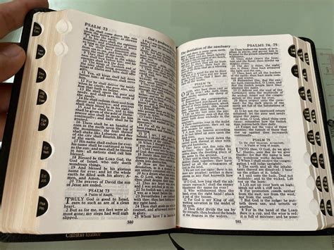 Royal Ruby Text Bible Authorised King James Version Calfskin Leather