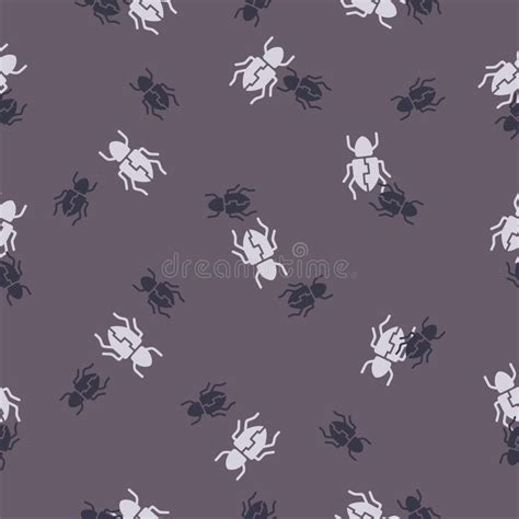 Seamless Background Beetle Stock Vector Illustration Of Modern Element