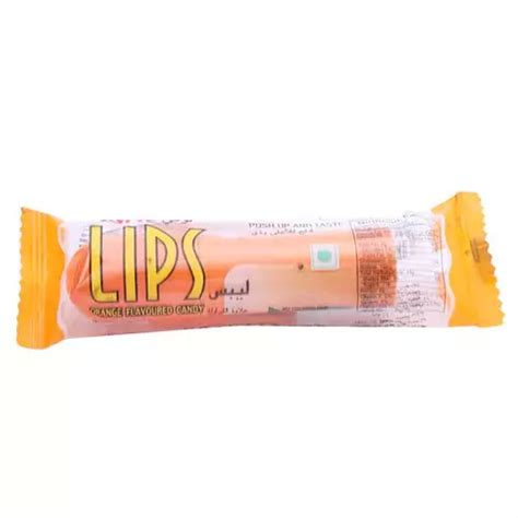 Lotte Candy Lips Orange Flavoured 14 G Anyfeast