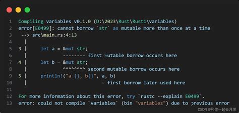Rust 中的引用与借用rust 引用 借用 Csdn博客