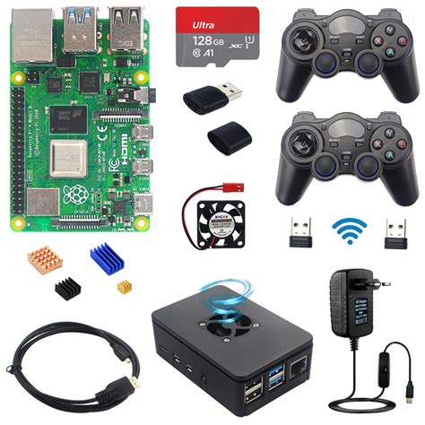Купить Демонстрационная доска и аксессуары Raspberry Pi 4 Model B Game Kit 2 4 8 GB RAM
