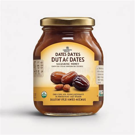 Ai Images Dates And Honey White Background Photography Stock Illustration Illustration Of