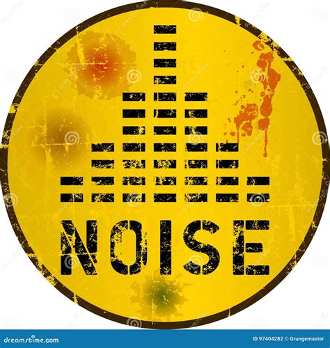 Noise Warning Sign Stock Vector Illustration Of Speak