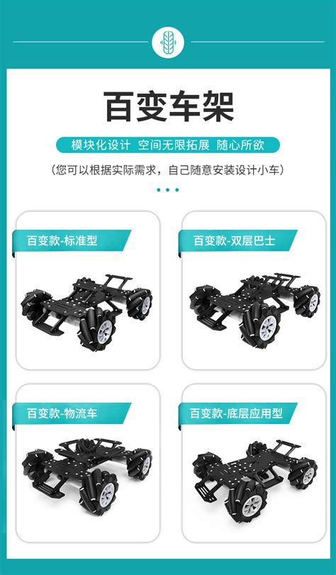 Mecanum Wheel Chassis Stm32 Suspension Robotic Arm Youfang Robot