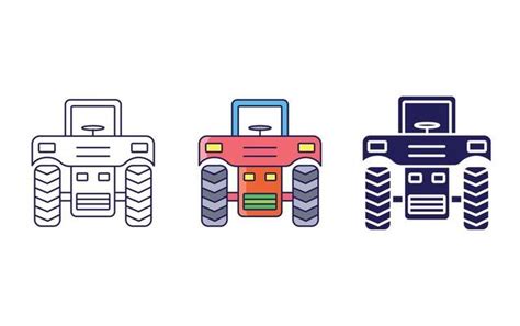 Tractor Pulling Vector Art Icons And Graphics For Free Download