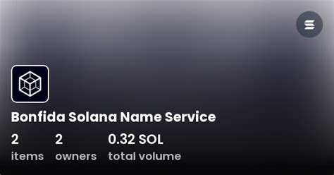 Bonfida Solana Name Service Collection Opensea
