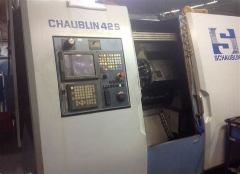 TOUR CNC 3 AXES SCHAUBLIN 42 S TM 3 1998 160 X 350 MM BROCHE DIAM 42 MM West Machines Outils