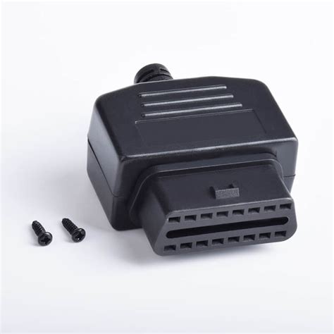 Elecbee Automobile Obd2 Female Diagnostic Interface Obd Plug Obd2 Shell Assembled 16 Pin