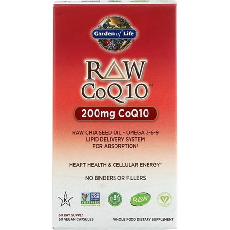 Garden Of Life Raw Coq10 60 Capsules