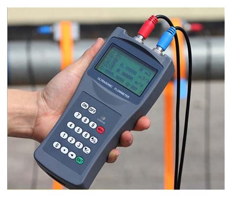 Buy Flow Meter Portable Ultrasonic Flowmeter Water Digital Flow Meter Sensor Counter Indicator
