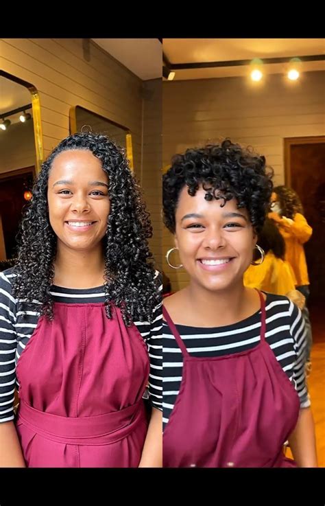 Pixie Cut Short Hair Style On Instagram Rodrigovizu Takes His Client Short Curlypixie